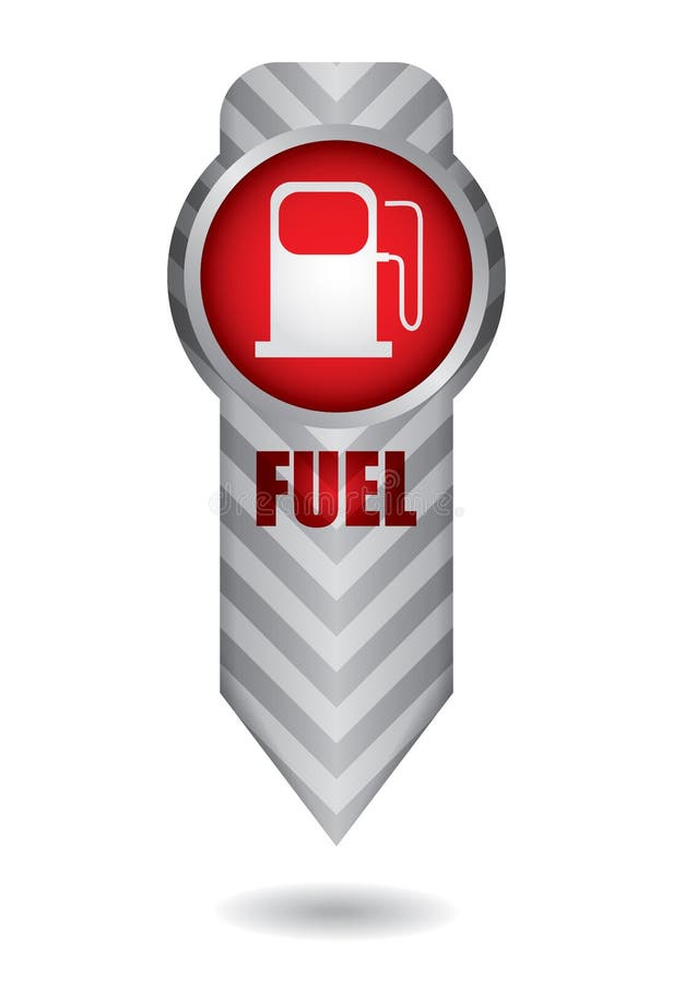 Energy Concept with Fuel Station Stock Vector - Illustration of ...
