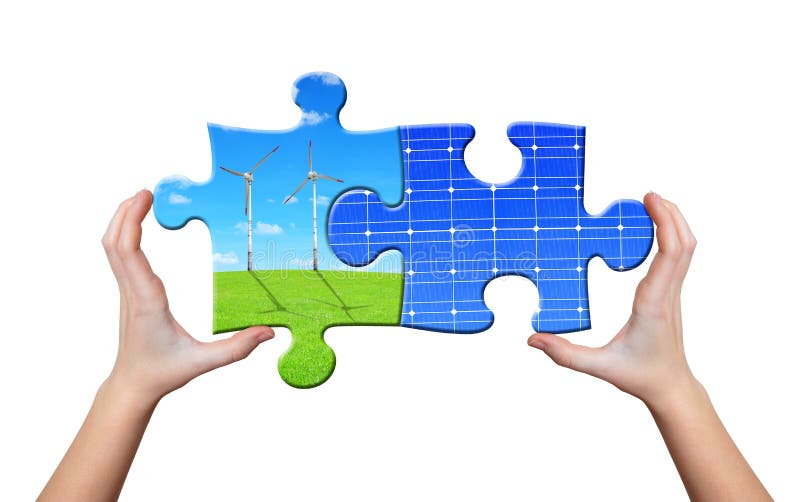 Four Elements in a Puzzle - Fire Apart Stock Photo - Image of land ...