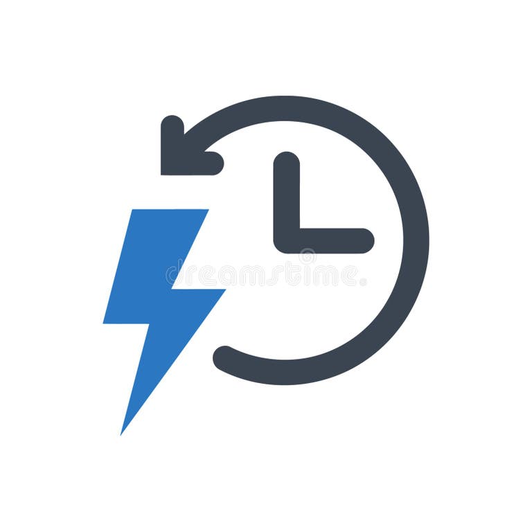 Energy Cycle Icon stock vector. Illustration of lightning - 361529014