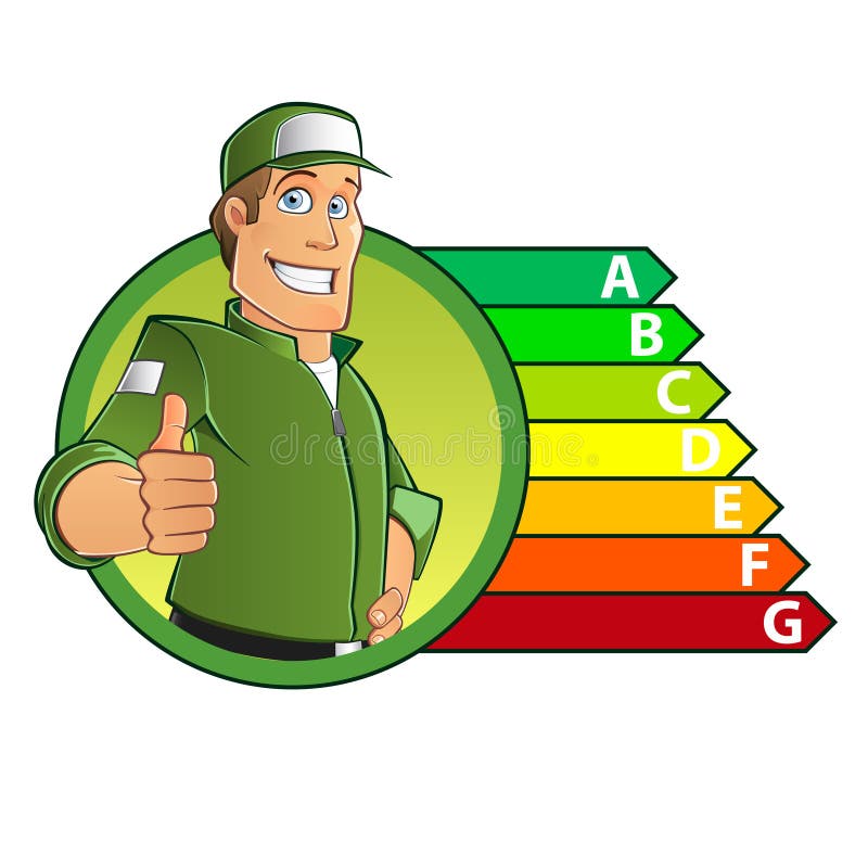 Energy Efficiency stock vector. Illustration of certified - 46236888