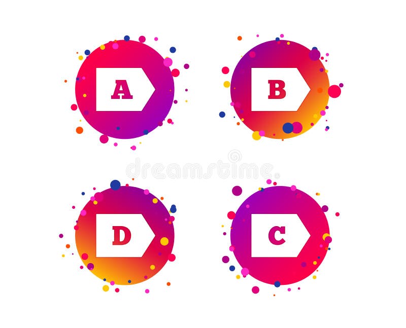 Energy Efficiency Class Icons Stock Illustrations – 168 Energy ...