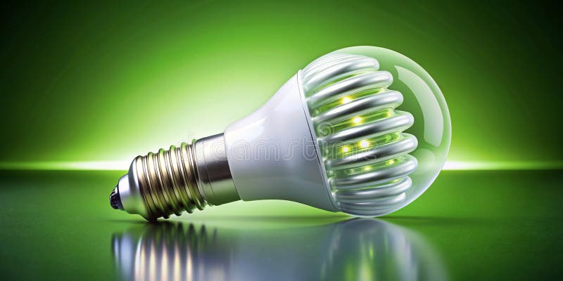 An Energy Efficiency Concept Showcasing a Modern LED Lighting ...