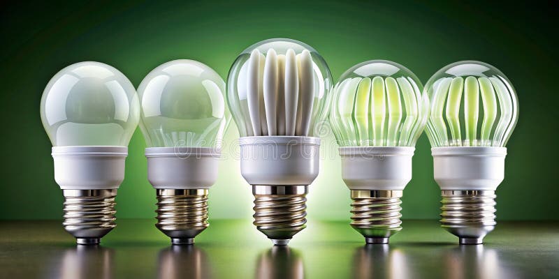 An Energy Efficiency Concept Showcasing a Modern LED Lighting Light ...