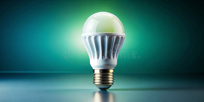 An Energy Efficiency Concept Showcasing a Modern LED Lighting Light ...