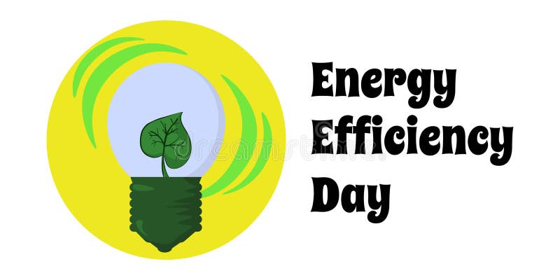 Energy Efficiency Day, Design Idea for a Horizontal Poster, Banner or ...