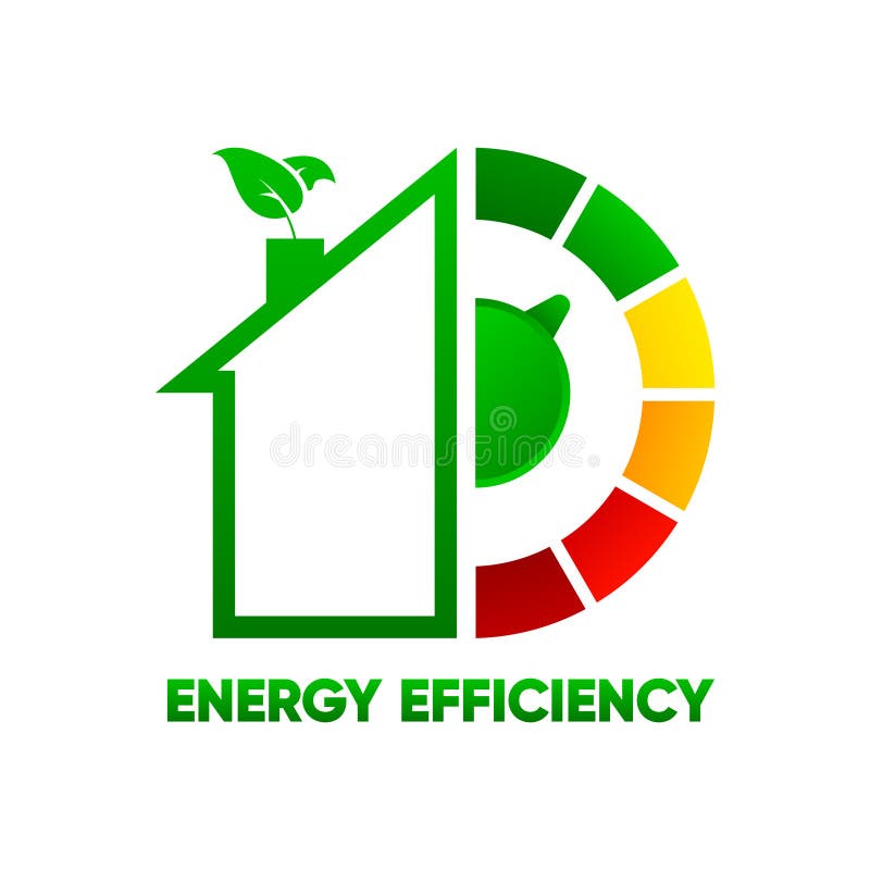 Energy Efficiency House. Concept of Energy Efficiency of Housing. Chart ...