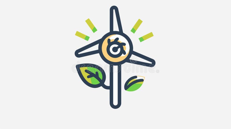 Energy Efficiency Icon for Renewable Energy Solutions, Eco-Friendly ...