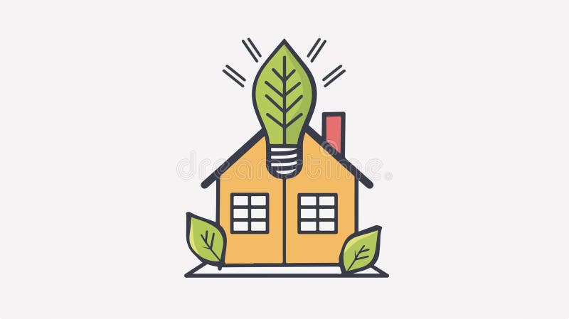 Energy Efficiency Icon for Renewable Energy Solutions, Eco-Friendly ...