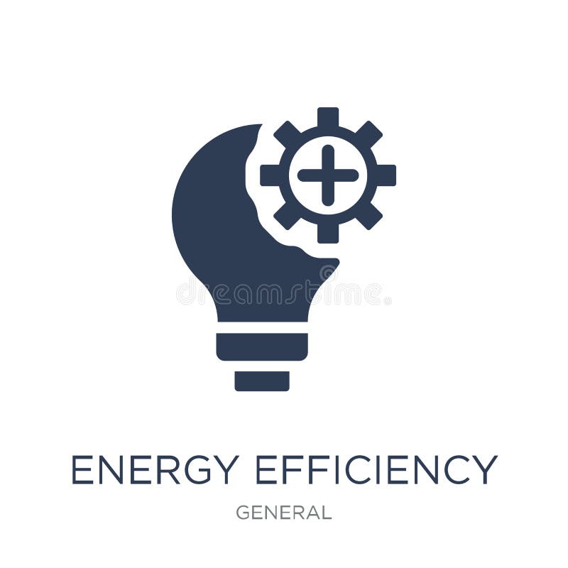 Energy Efficiency Icon. Trendy Modern Flat Linear Vector Energy Stock ...