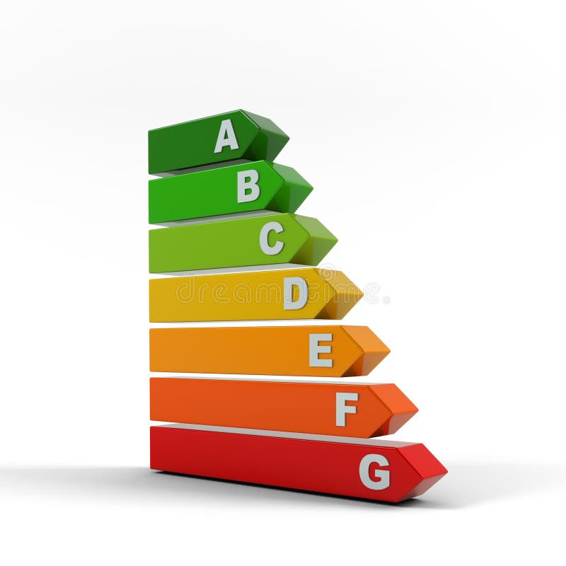 Energy efficiency rating. stock image. Image of background - 78332791
