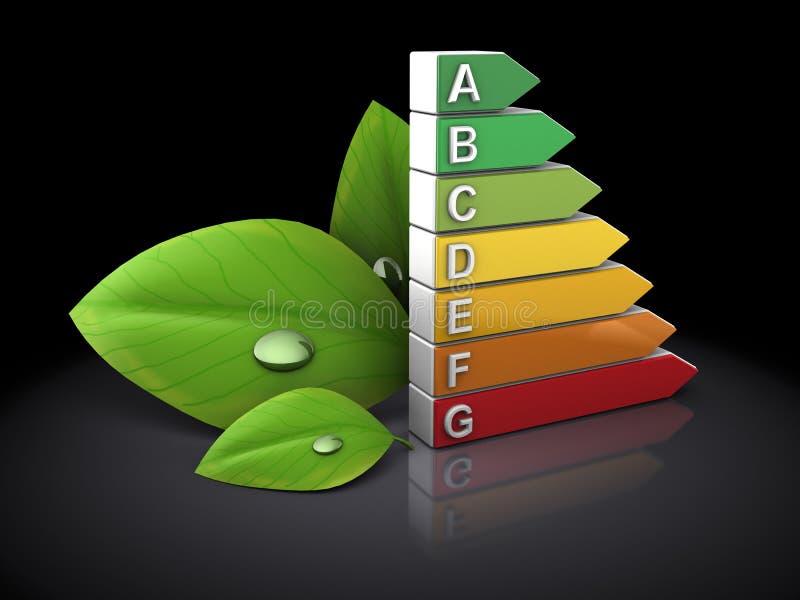 Energy efficiency stock illustration. Illustration of leaf - 29862166