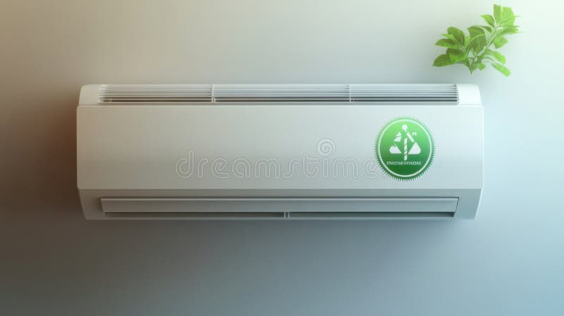 Energy Efficient Air Conditioning Unit Displayed in a Modern Interior ...