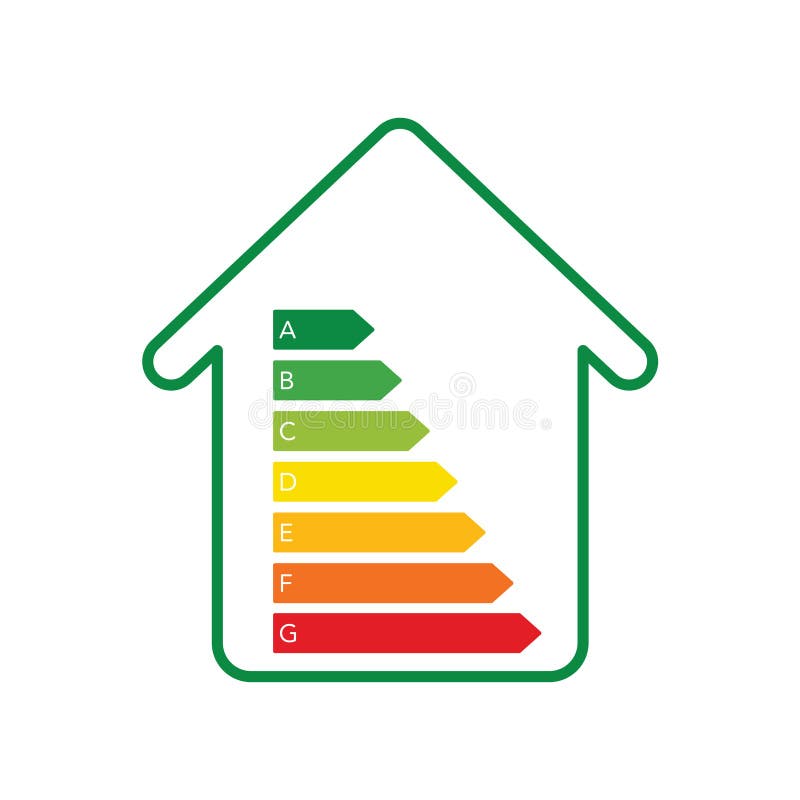 Energy Efficient Concept with Classification Graph Sign. House Energy ...