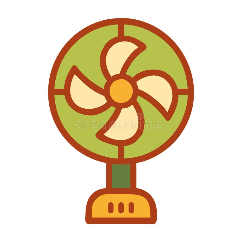 Energy Efficient Eco Friendly Fan Icon Stock Vector - Illustration of ...