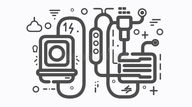 Energy Efficient Fuel Cell Icon for Technology and Environment Concepts ...