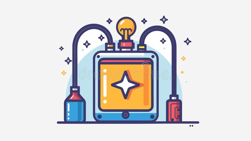 Energy Efficient Fuel Cell Icon for Technology and Environment Concepts ...