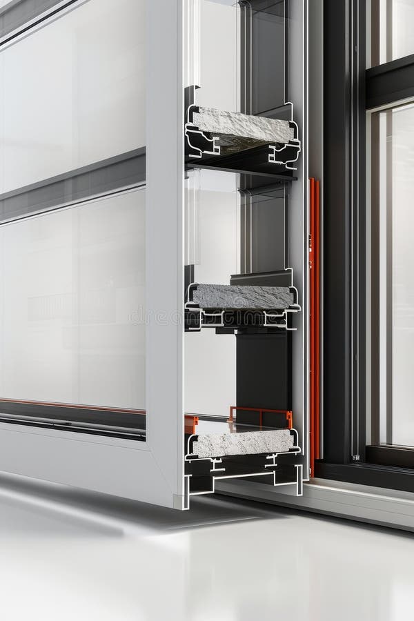 Energy Efficient Glazing: Cross-Section of Insulated Window Layers for ...