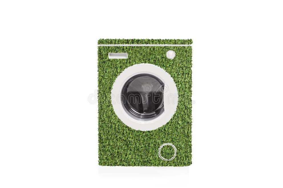 Energy Efficient Green Washing Machine Stock Image - Image of ...