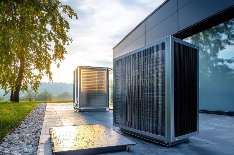 Energy-efficient Heating and Cooling Units Installed in a Modern ...