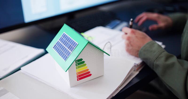 Energy Efficient House House Audit Stock Photo - Image of money ...