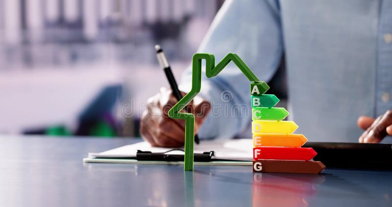 Energy Efficient House Building Audit Stock Image - Image of insulation ...
