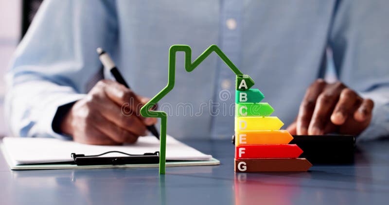 Energy Efficient House Building Audit Stock Image - Image of building ...