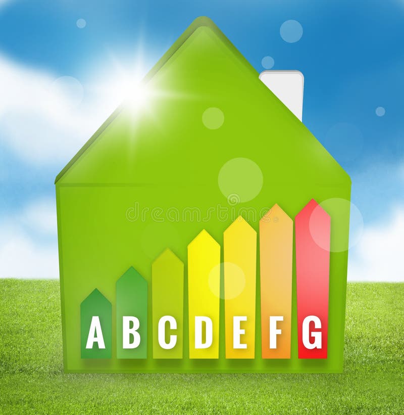 House Symbol Energy Performance Scale Stock Illustrations – 264 House ...
