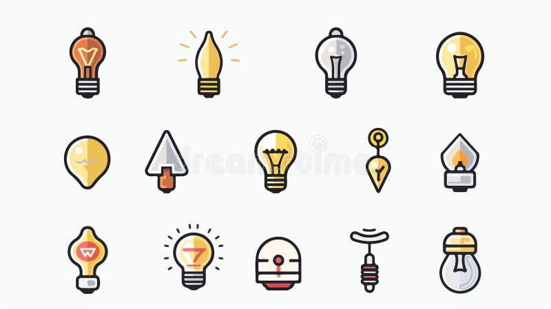 Energy Efficient Light Bulb Icon for Professional Projects Stock ...