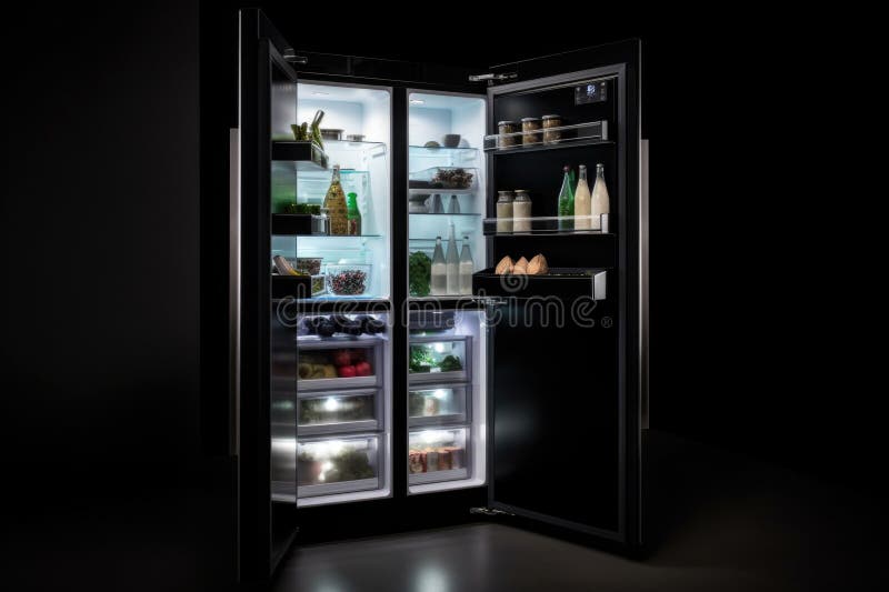 Energy-efficient Refrigerator, with Its Led Lighting and Sleek Design ...