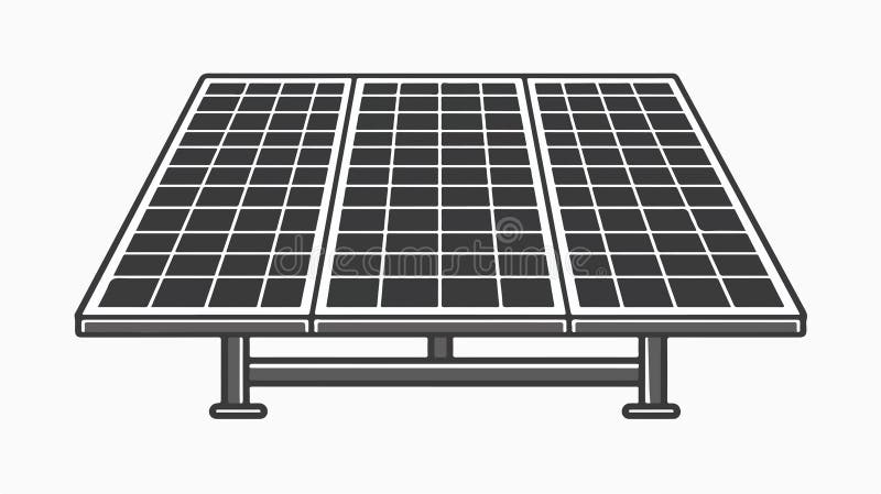 Energy Efficient Solar Panel Icon for Green Energy Solutions Stock ...