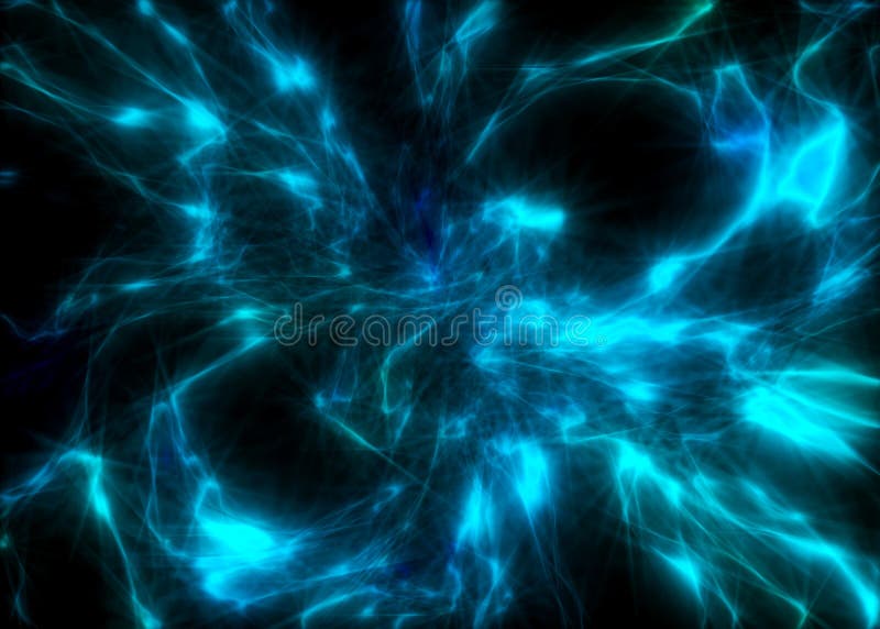 Energy of an Electric Current Stock Illustration - Illustration of ...