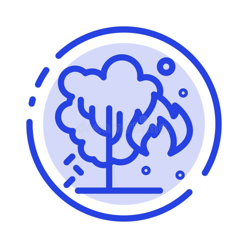 Energy, Environment, Green, Pollution Blue Dotted Line Line Icon Stock ...