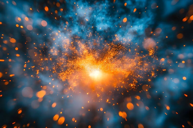 Energy Explosion Concept Abstract Wallpaper Stock Photo - Image of fire ...
