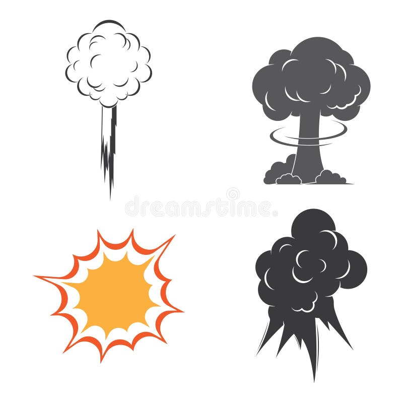Energy Explosion Effect and Blast Vector Design Stock Illustration ...