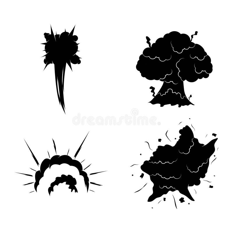 Energy Explosion Effect and Blast Vector Design Stock Illustration ...