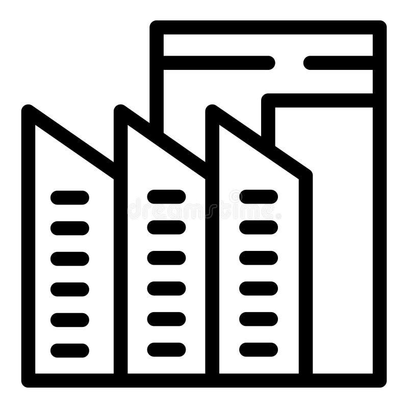 Energy Factory Icon Outline Vector. Ecology Power Nuclear Stock ...