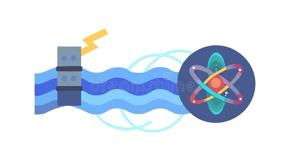 Energy Flow and Atomic Structure, Quantum Power Vector, Vector Design ...