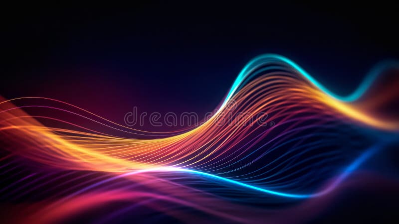 Energy Flow Background stock illustration. Illustration of graphic ...