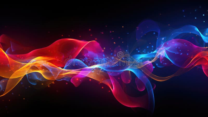Energy Flow Background, Abstract Illustration Stock Illustration ...
