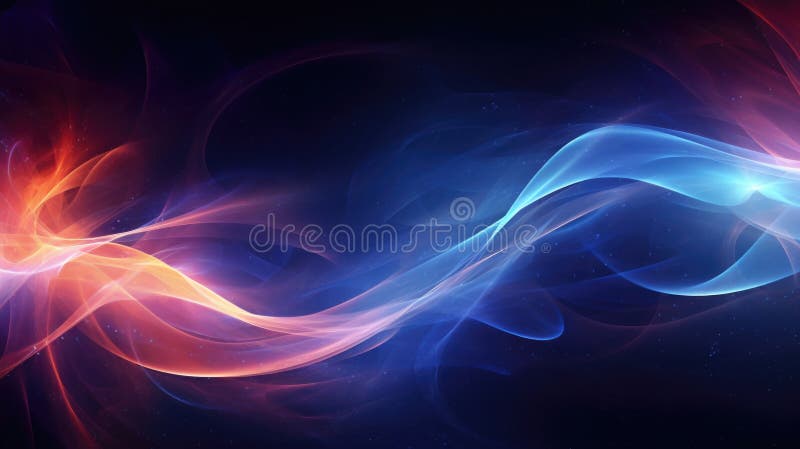 Energy Flow Background, Abstract Illustration Stock Illustration ...
