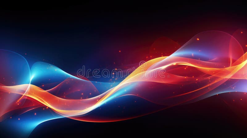 Energy Flow Background, Abstract Illustration Stock Illustration ...