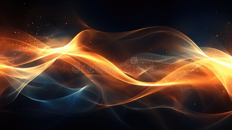 Energy Flow Background, Abstract Illustration Stock Illustration ...