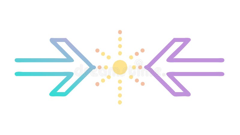 Energy Flow, Solar Power, Renewable Energy Direction. Vector Design ...