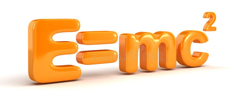 Energy Formula with Clipping Path Stock Illustration - Illustration of ...