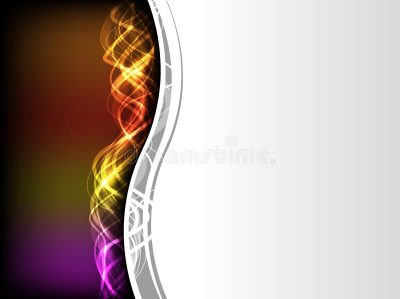 Energy Frame. Magic Light Neon Energy Circle. Glowing Fire Ring Trace ...