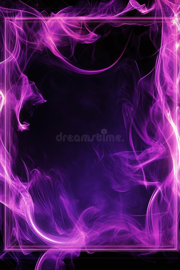 Energy Frame with Plasma Effect Stock Illustration - Illustration of ...