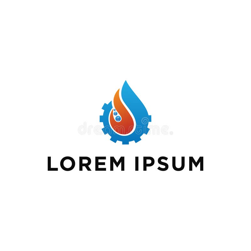 The energy and gas stock vector. Illustration of isolated - 221579557