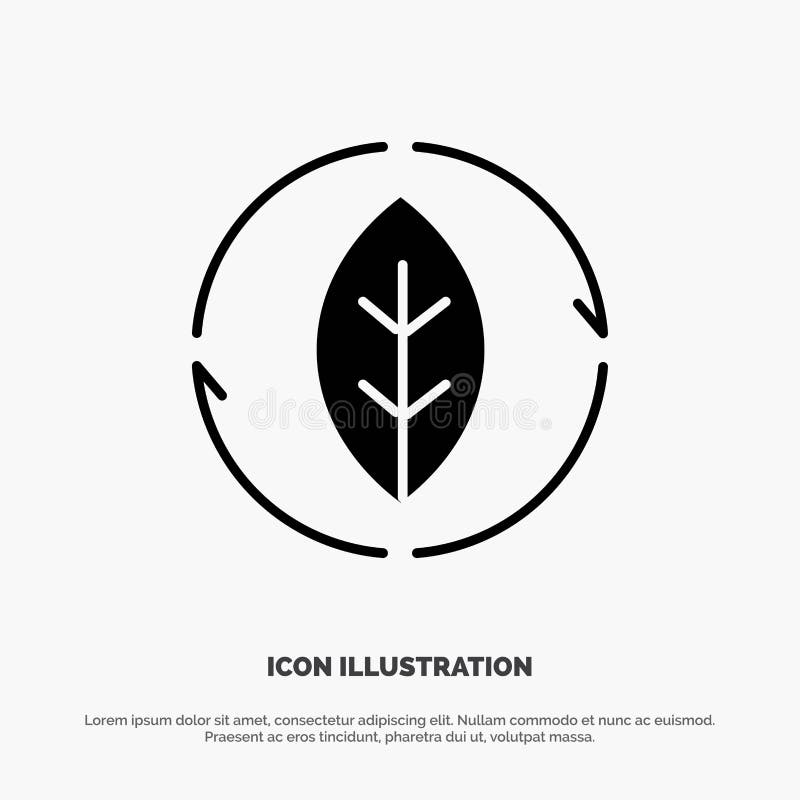 Energy, Green, Source, Power Solid Glyph Icon Vector Stock Vector ...