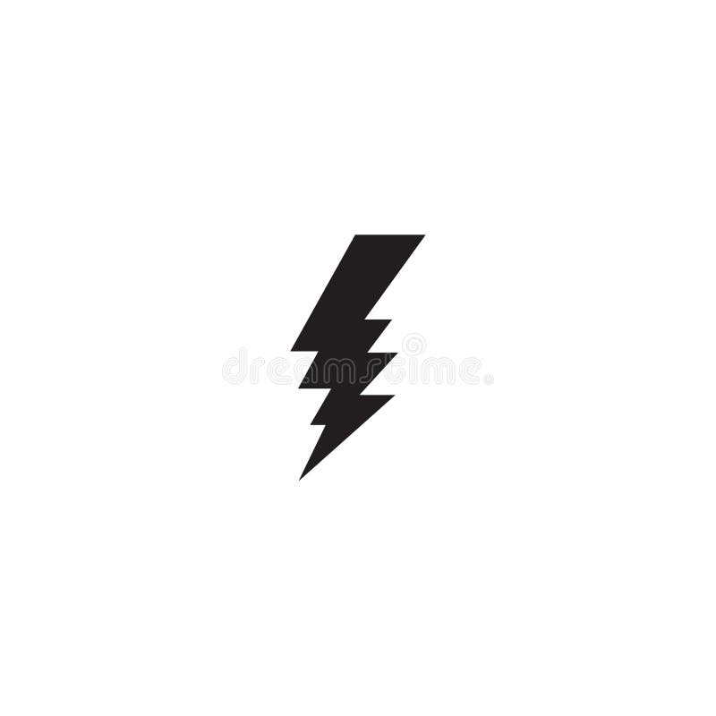 Energy Icon Lightning Icon Vector Stock Vector - Illustration of storm ...