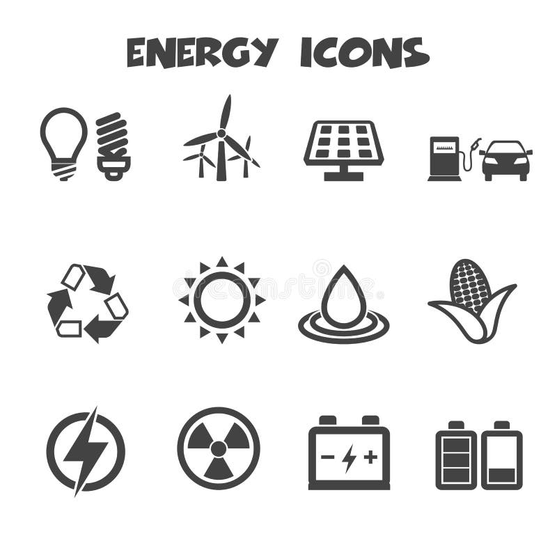 Forms of energy stock vector. Illustration of light, electromagnetic ...